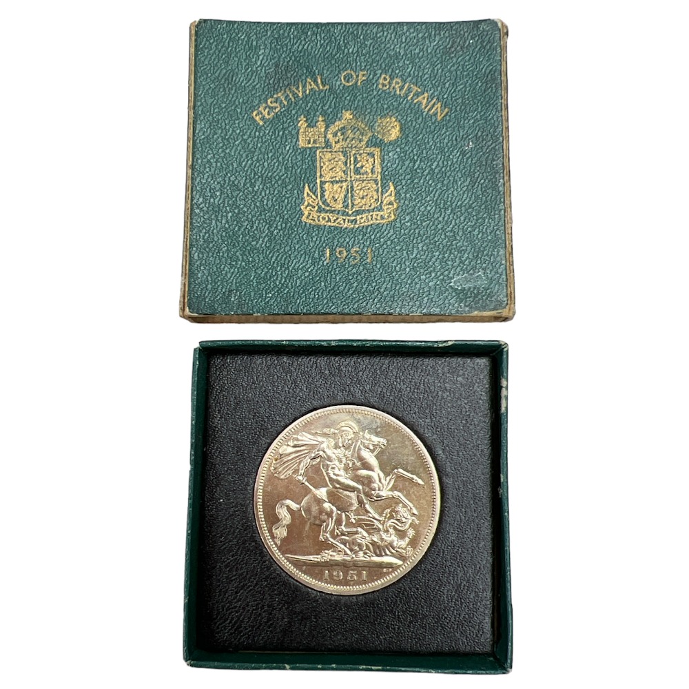 1951 King George VI - Five Shilling - Festival of Britain Coin - Own4Less